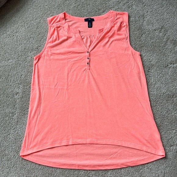 GAP Factory | Tops | Gap Factory Neon Orange High Low Tank Size Medium ...